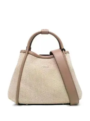 Max Mara Logo-detail Tote - Neutrals