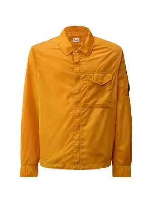C.P. COMPANY Logo-patch Overshirt - Orange