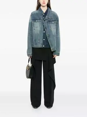 Andersson Bell Asymmetric Layered Denim Jacket