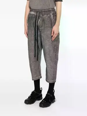 THOM KROM Cropped Cotton Trousers