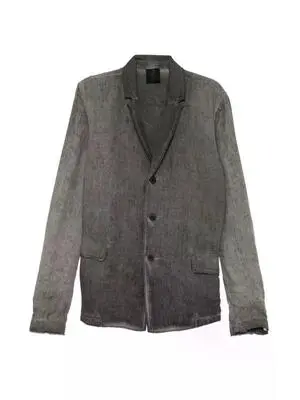 THOM KROM Linen Button-up Jacket - Grey