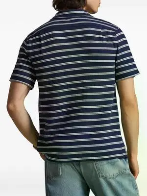 Polo Ralph Lauren Striped Short-sleeved Shirt - Blue
