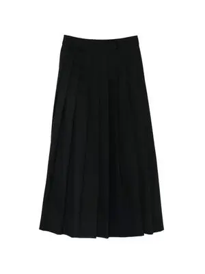 IVORY PARIS Pleated A-line Skirt