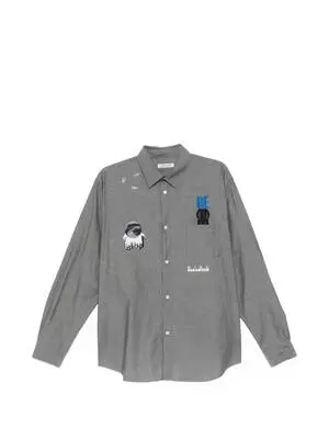 UNDERCOVERISM Cotton Embroidered Shirt - Grey