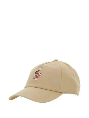 Moncler Logo-patch Baseball Cap - Neutrals