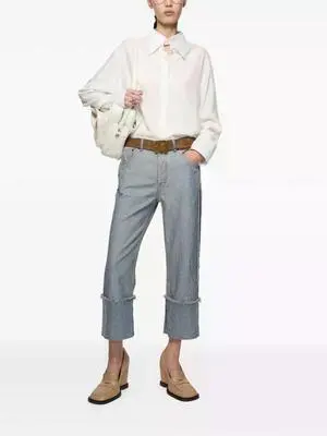Acne Studios Side-stripe Cuffed Jeans