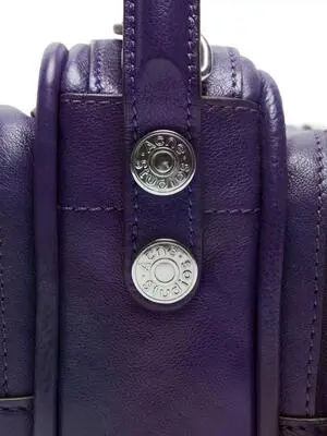 Acne Studios Leather Crossbody Bag - Purple