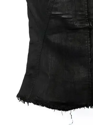 Rick Owens Frayed Top - Black