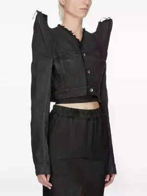 Rick Owens Frayed Jacket