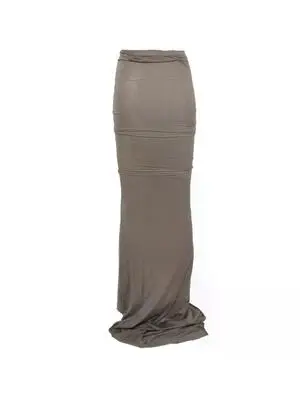 Rick Owens Soft Edfu Slit-detail Maxi Skirt