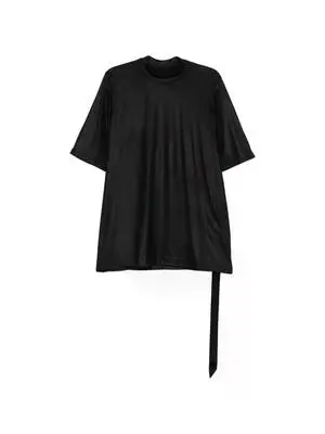 Rick Owens Short-sleeve Ribbon T-shirt - Black