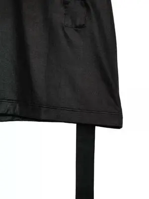 Rick Owens Short-sleeve Ribbon T-shirt - Black