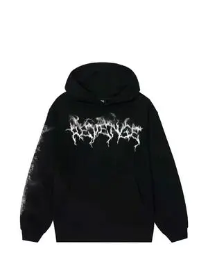 REVENGE Skull-print Hoodie - Black