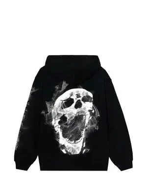 REVENGE Skull-print Hoodie