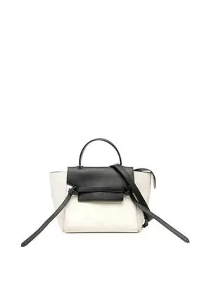 White Black Leather Bags For Women