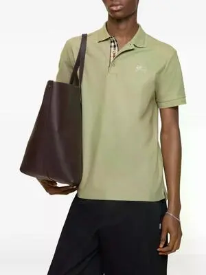 Burberry Cotton Polo Shirt - Green