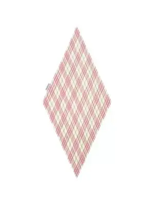 Burberry Check Silk Scarf - Pink