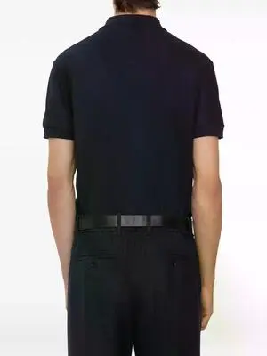 Burberry Metal Knight Cotton Polo Shirt - Blue