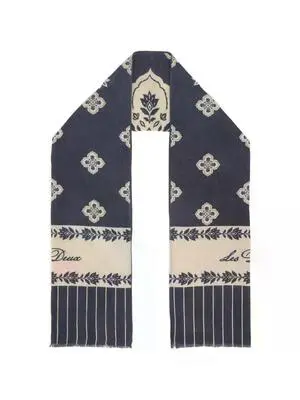 LES DEUX Arabesque Patterned Scarf