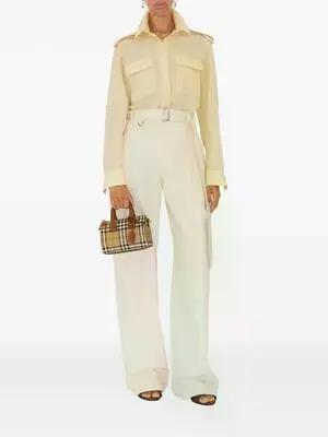 Burberry Mini Check Bowling Bag - Neutrals