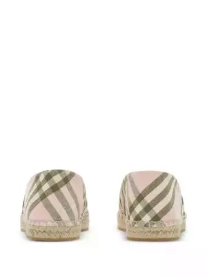 Burberry Check Mews Espadrilles - Pink