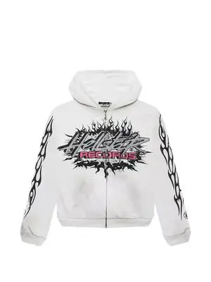 HELLSTAR Printed Zip-up Hoodie