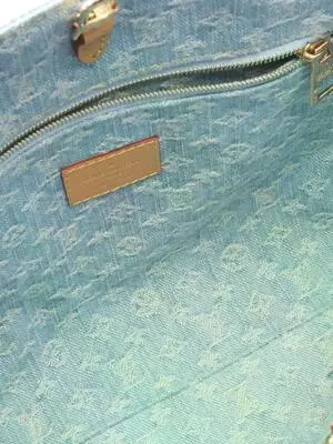 LOUIS VUITTON 2021-2026 Monogram Denim Let Go Pm Satchel