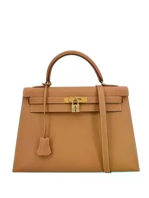 Hermès 1997 32 Kelly Sellier Handbag - Neutrals
