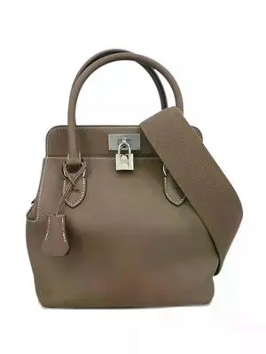 Hermès 2014 26 Toolbox Leather Handbag - Brown