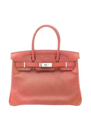 Hermès 2014 Birkin 30 Handbag - Red