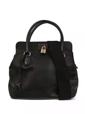 Hermès 2014 26 Toolbox Leather Handbag - Black