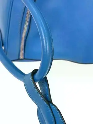 Hermès 2016 34 Lindy Leather Shoulder Bag - Blue