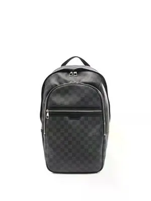 LOUIS VUITTON 2012 Damier Michael Backpack - Black