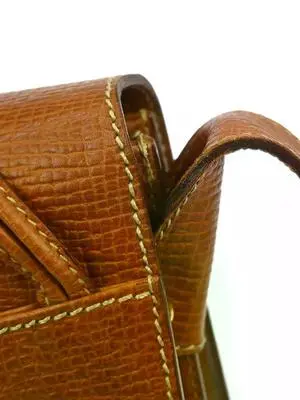 Loewe 1990-2000s Textured Leather Shoulder Bag