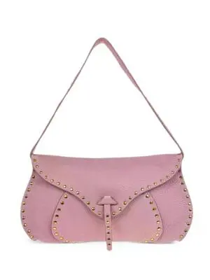 Celine 1990-2000s Studded Shoulder Bag - Pink