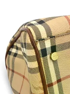 Burberry 1990-2000s Check Duffle Handbag