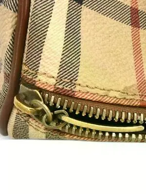 Burberry 1990-2000s Check Duffle Handbag