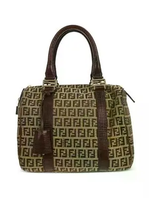 Fendi 2007 Zucchino Handbag - Neutrals