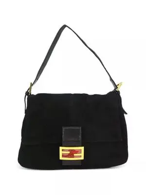 Fendi 2000 Mamma Baguette Handbag - Black