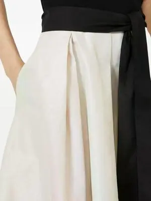 Max Mara Belted Pleated Midi Skirt
