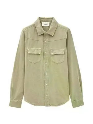 Ba&sh Jada Front-pocket Button-fastening Shirt - Green