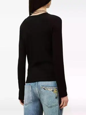 Ba&sh Giulia Buttoned-detail Long-sleeve Top