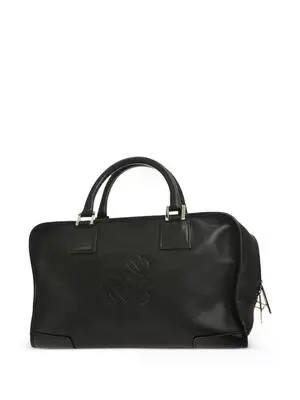 Loewe 2008 Embossed Leather Tote Bag
