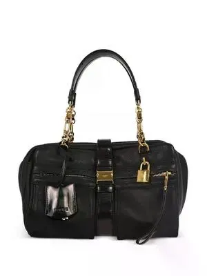 Loewe 2009 Chain Laura 26 Shoulder Bag - Black
