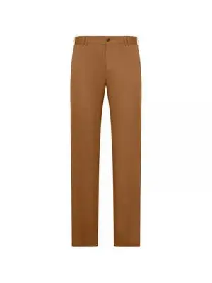 PT TORINO Button-up Trousers - Brown