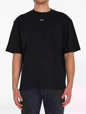 Off-White Dark Slime Arrow Crew Neck T-shirt - Black
