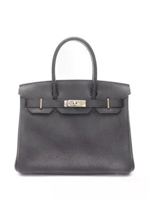 Hermès 2016 Togo Birkin 30 Handbag - Black