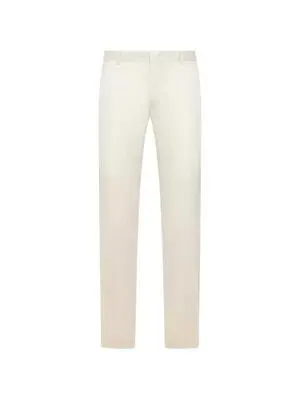 PT TORINO Belt-loop Trousers - White