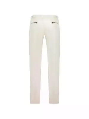 PT TORINO Belt-loop Trousers - White