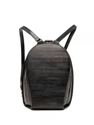 LOUIS VUITTON 2000 Epi Mabillon Backpack - Black
